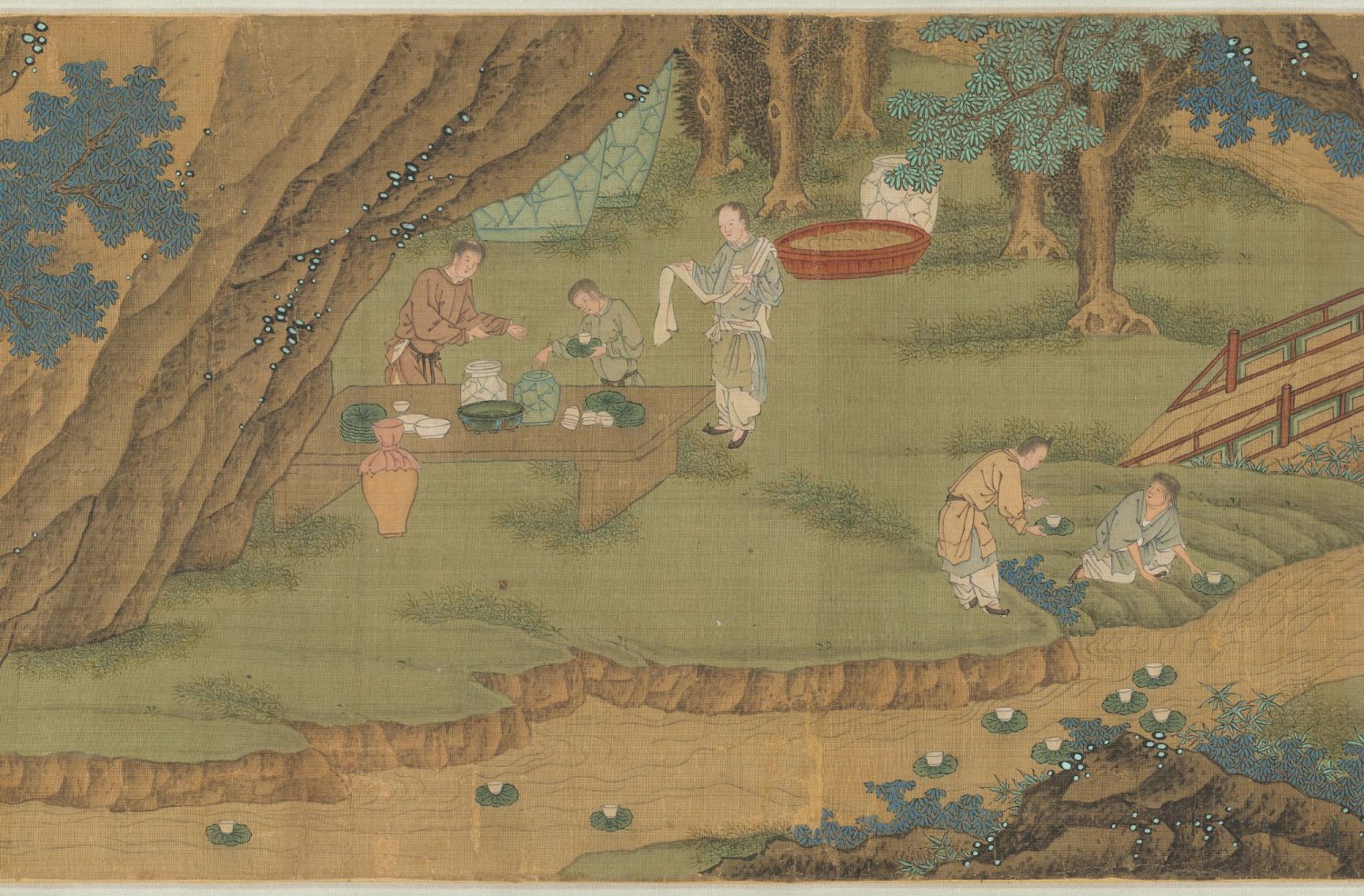 兰亭修禊图卷 – 书格
