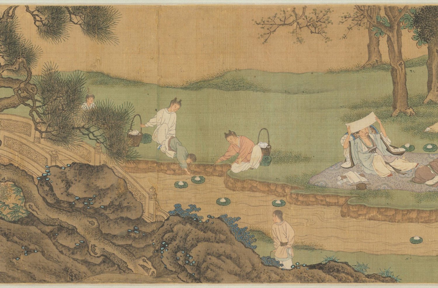 兰亭修禊图卷 – 书格